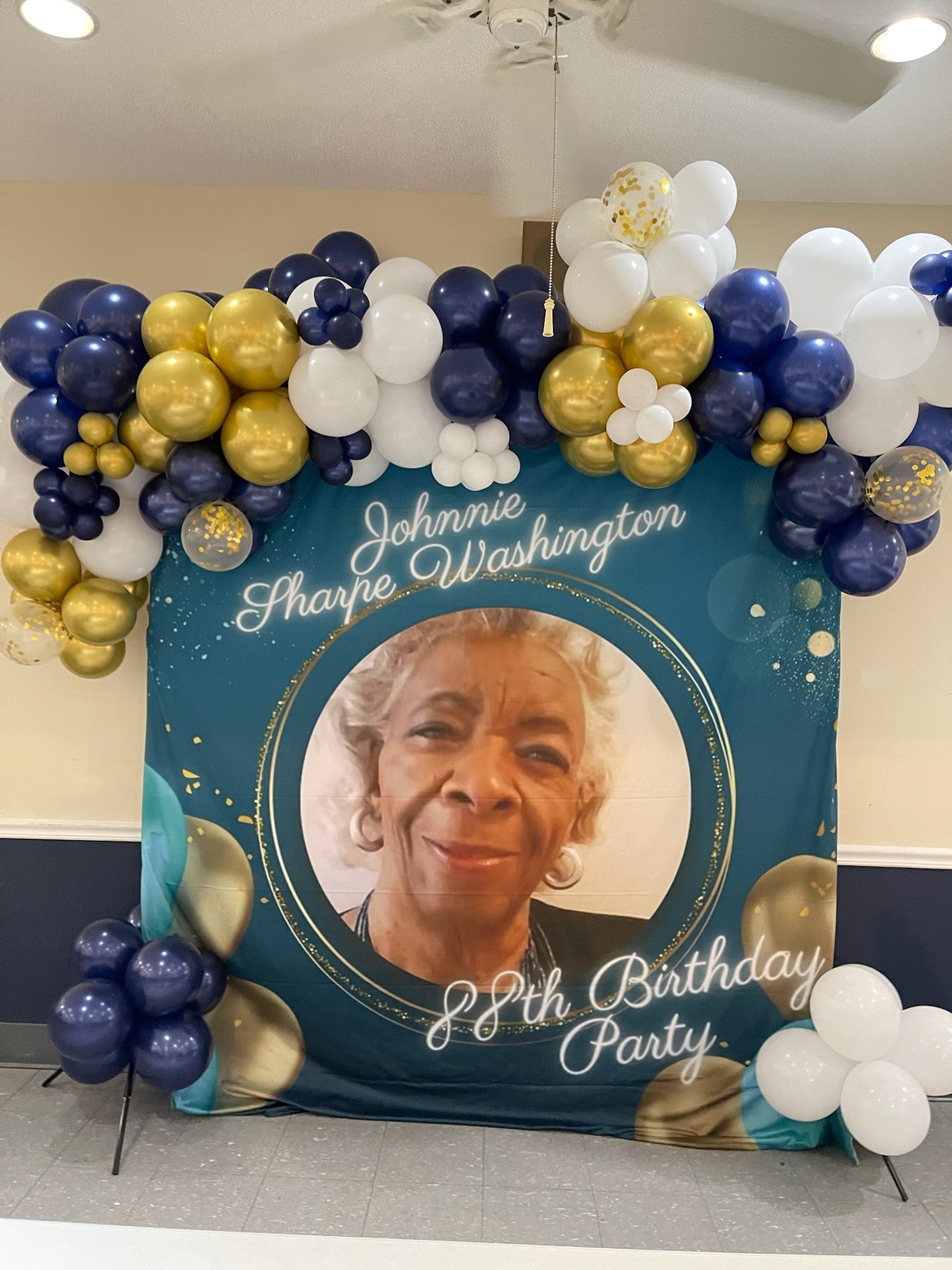 Custom 8x8 Party Backdrop – Sapelo Sublimation and Designs